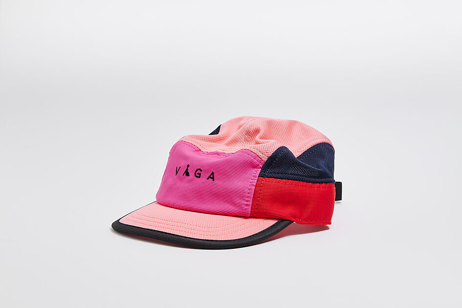 VÅGA CLUB CAP RED / POSTER PINK / PEACH Unisex | Løplabbet.no