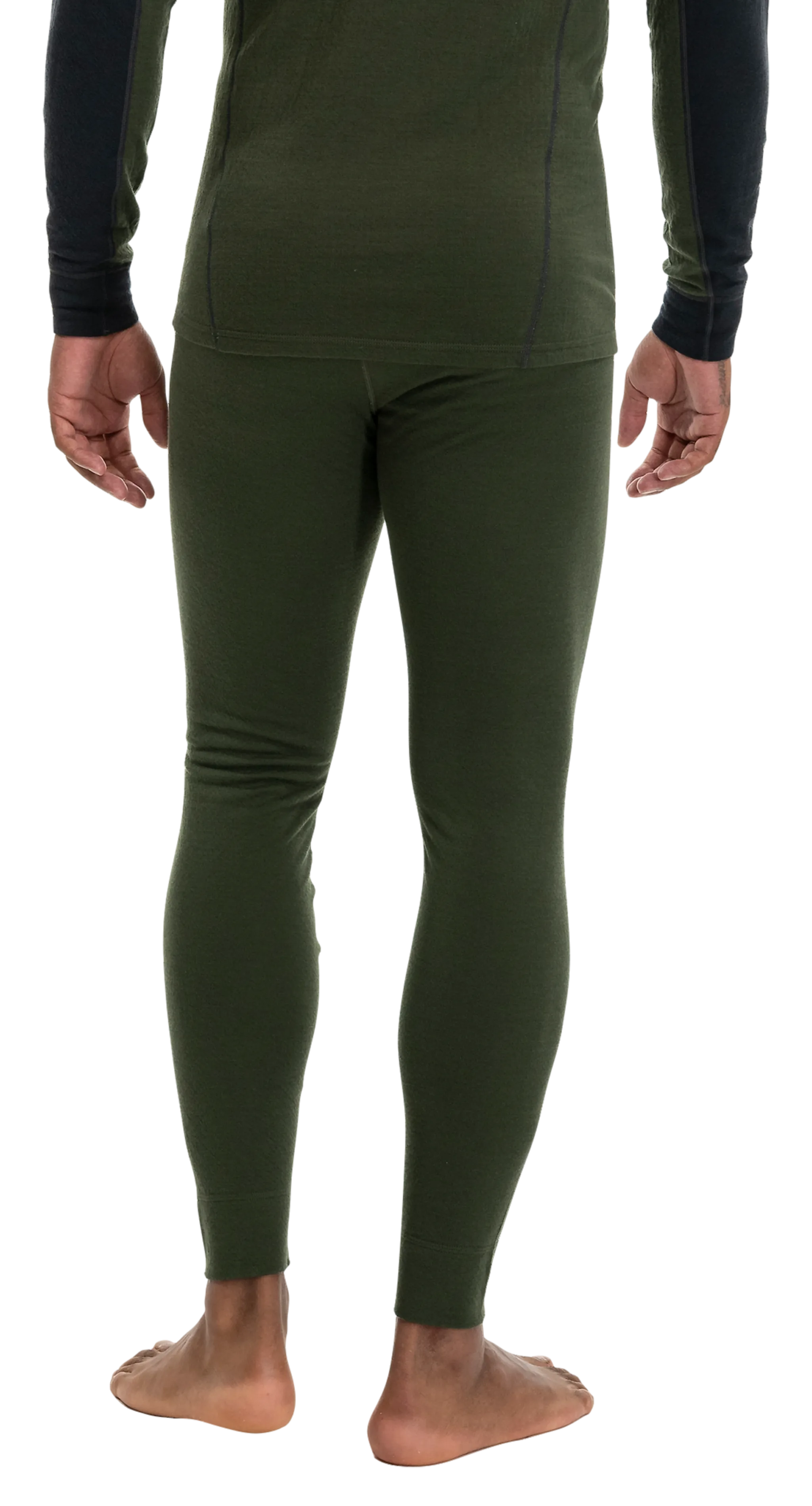 BERGANS OF NORWAY Inner:Dual Merino Tights Men Pine Forest Herre ...