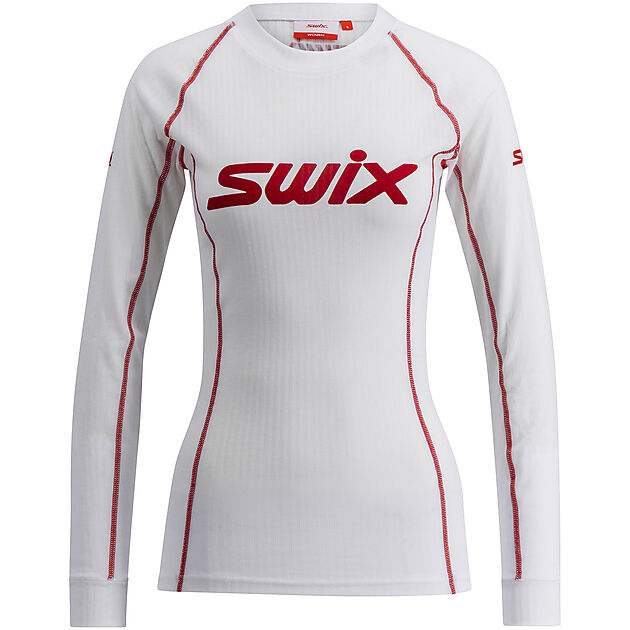 SWIX RaceX Classic Long Sleeve W Bright White/Swix Red Dame | Intersport.no