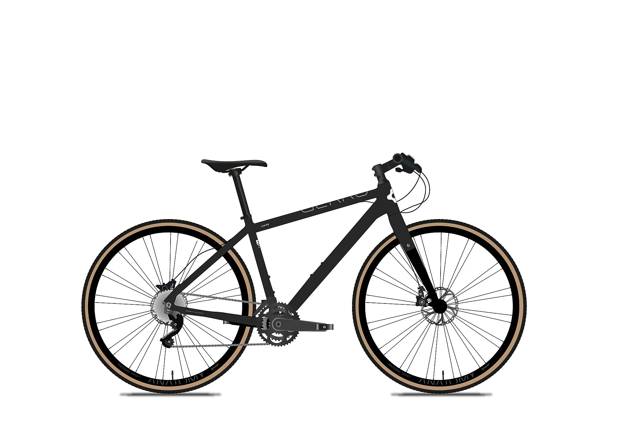 GEKKO GEKKO FLOW STR 700C 24S MATTE DARK GREY Herre | Sport1.no