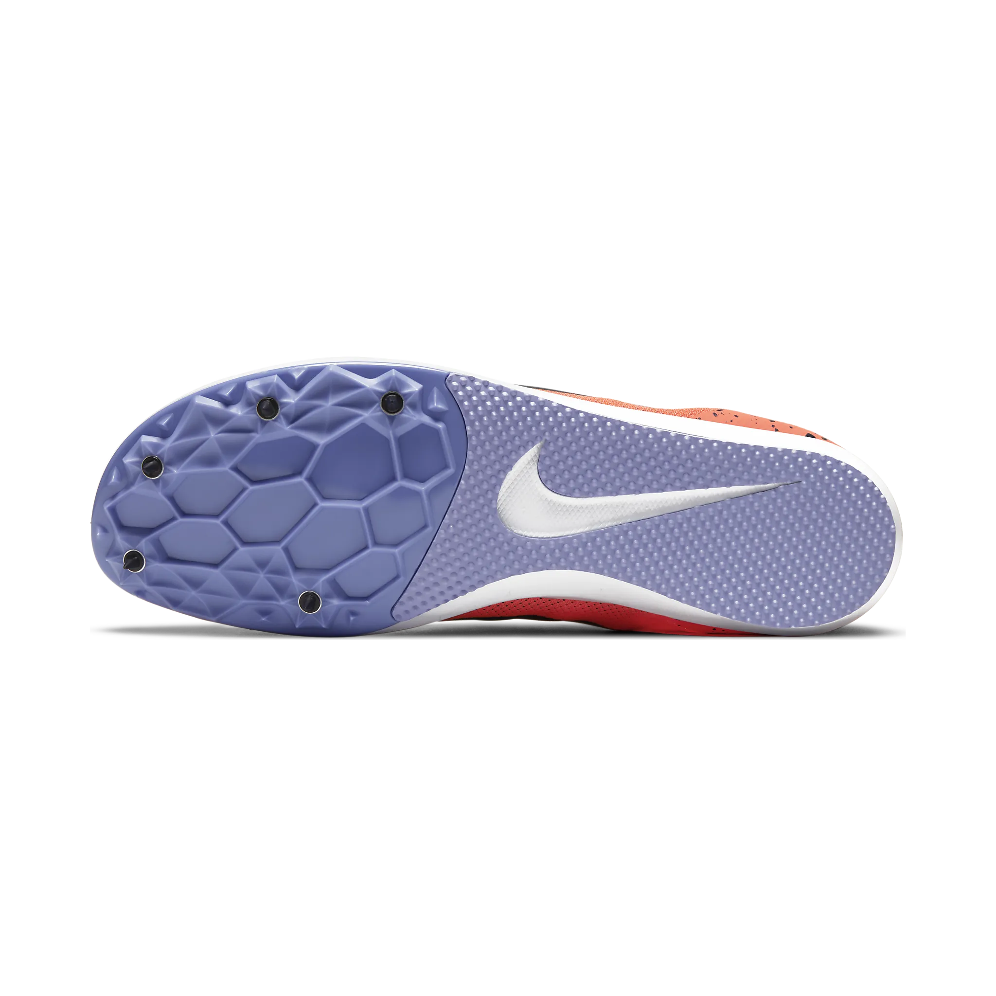 NIKE Zoom Rival D 10 BRIGHT MANGO/BLACKENED BLUE-PURPLE Unisex ...