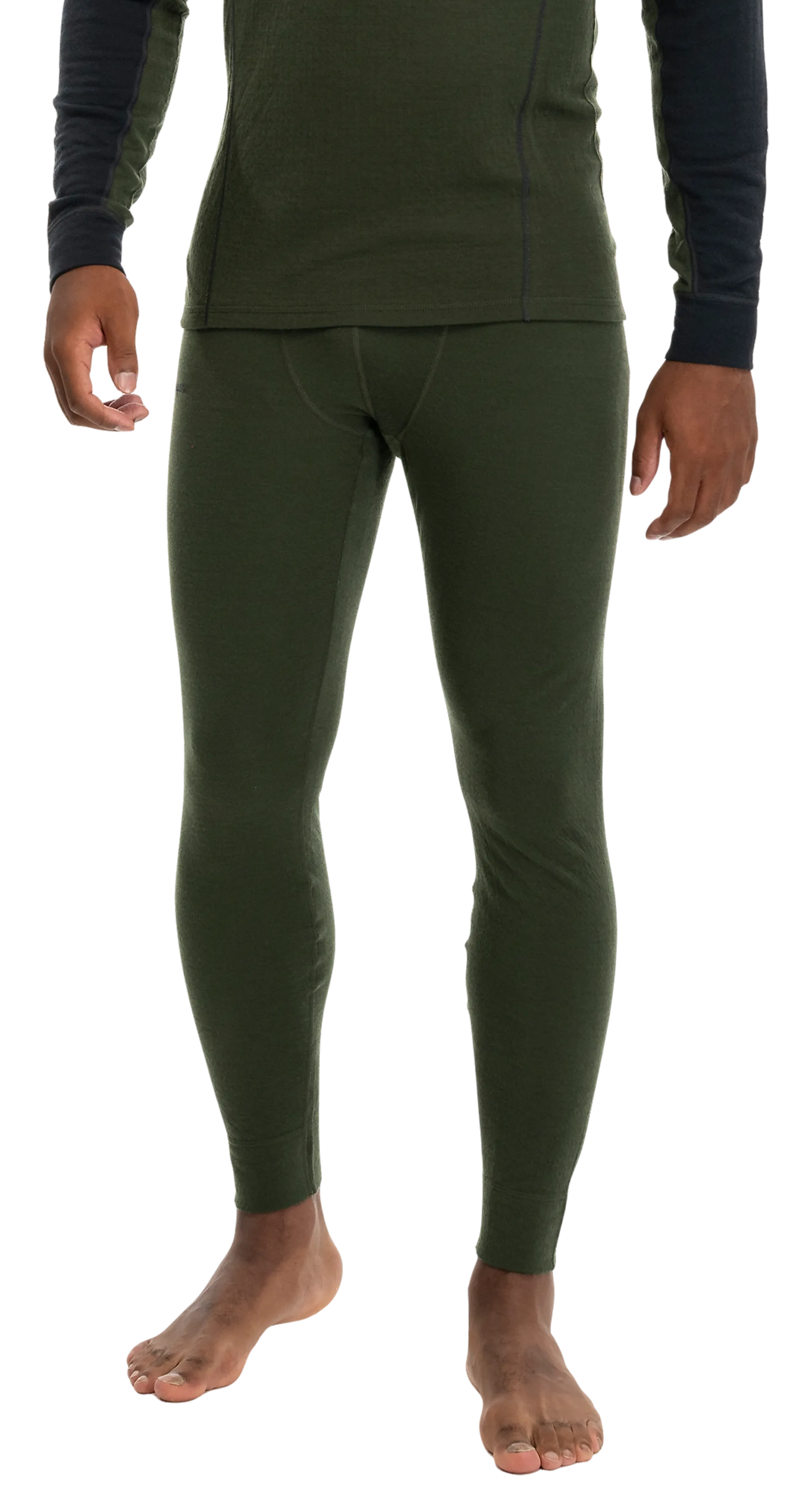 BERGANS OF NORWAY Inner:Dual Merino Tights Men Pine Forest Herre ...