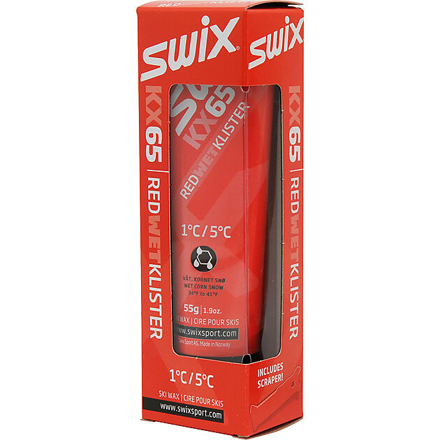 SWIX KX65 Red Klister, 1°C to 5°C Alle | Sport1.no