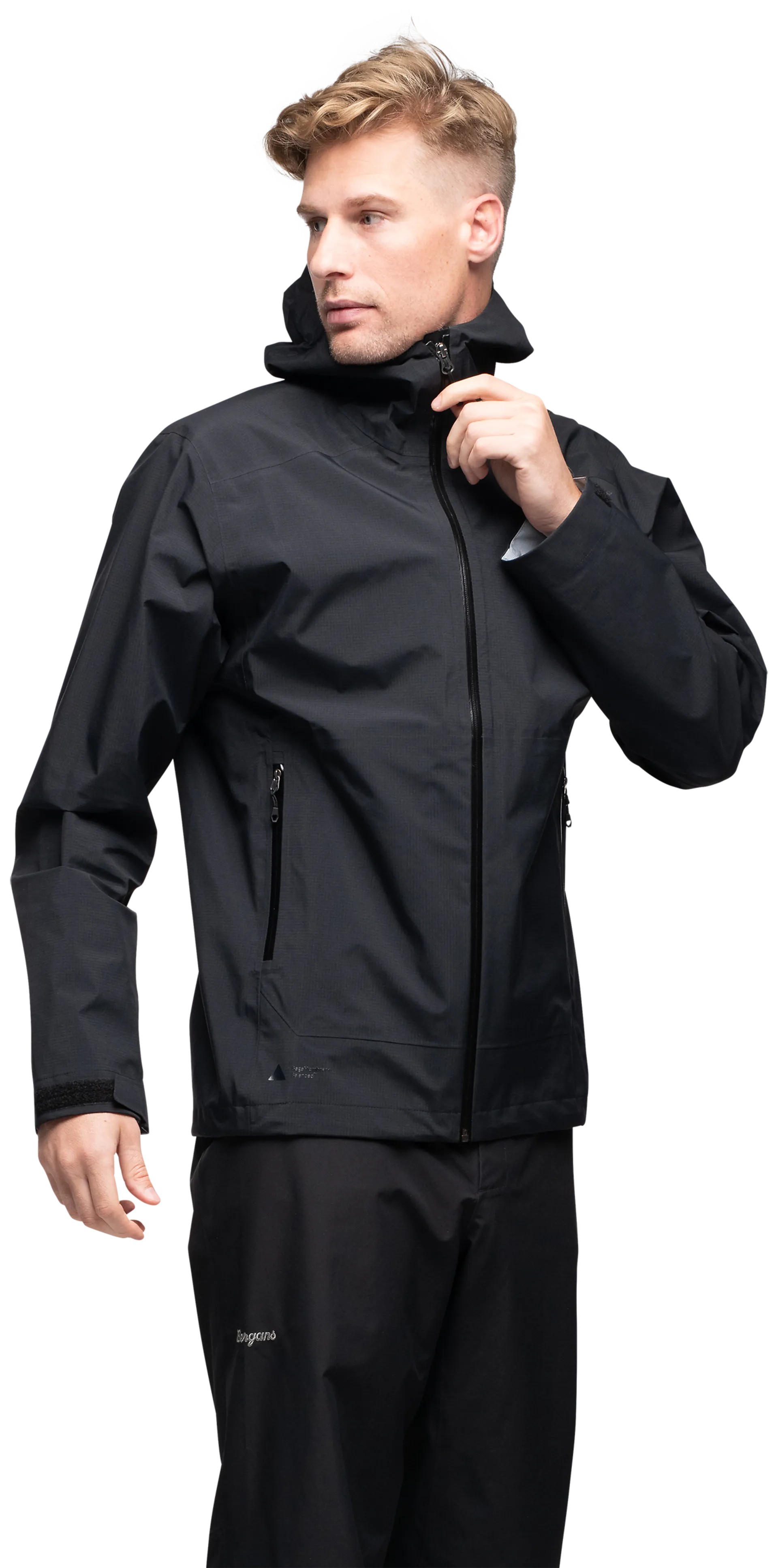 BERGANS OF NORWAY Essentials 3L Shell Jacket Men Black Herre | Sport1.no