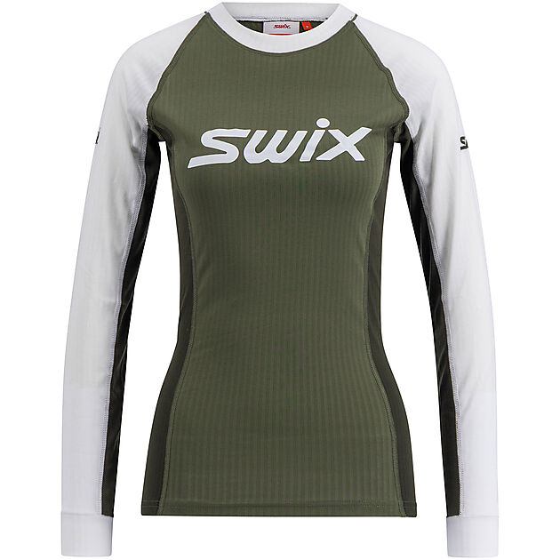 SWIX RaceX Classic Long Sleeve W Olive/ Bright White Dame | Sport1.no