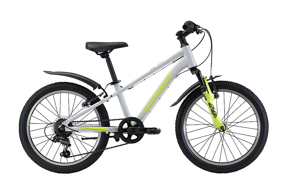 DIAMANT Flash 20 barnesykkel Smoke Acid Green Gloss Barn | Intersport.no