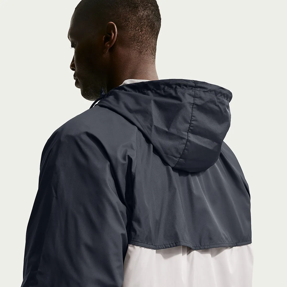 NIKE Windrunner Men's Lined Jacket BLACK/CREAM II/CREAM II Herre ...