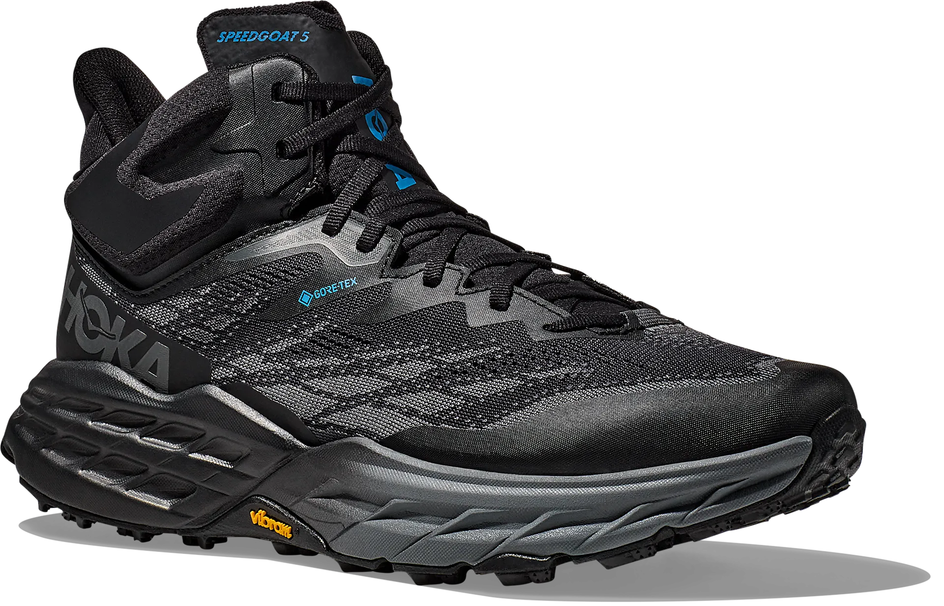 HOKA M SPEEDGOAT 5 MID GTX BBLC/BLACK / BLACK Herre | Sport1.no