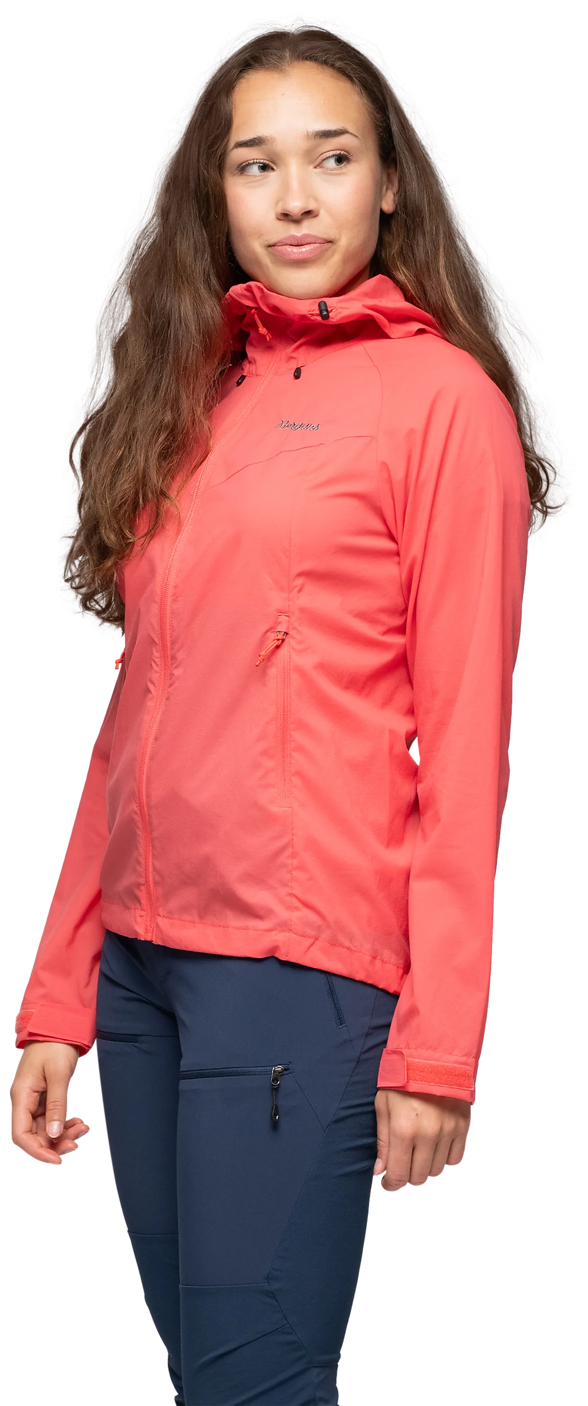 BERGANS OF NORWAY Microlight Jakke Dame North Sea Blue/Pacific Blue ...