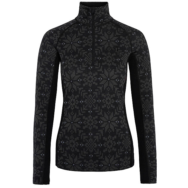 KARI TRAA EDITH HALF ZIP BLACK Dame | Sport1.no
