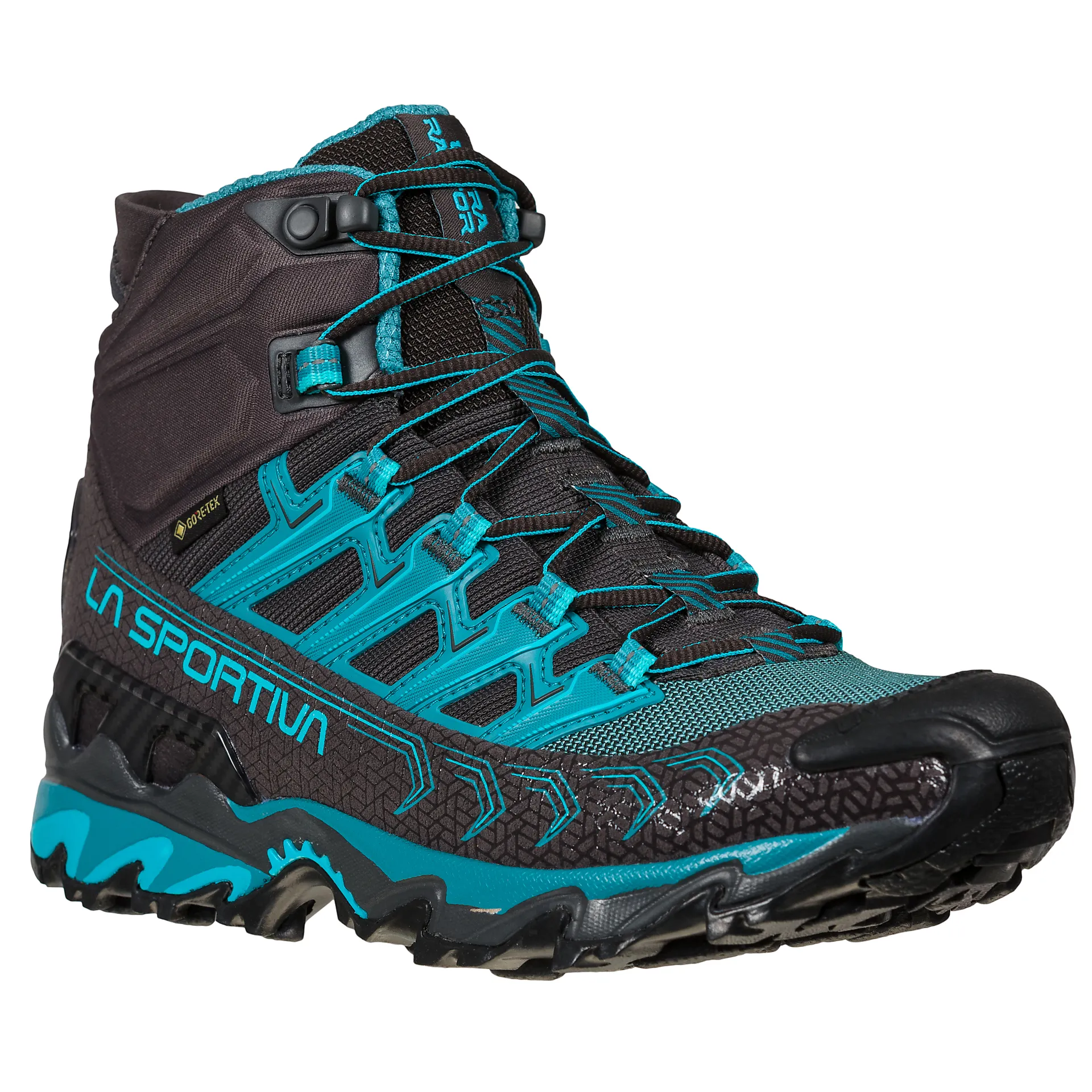 LA SPORTIVA Ultra Raptor II Mid GTX W's Hikingsko Carbon/Topaz Dame ...