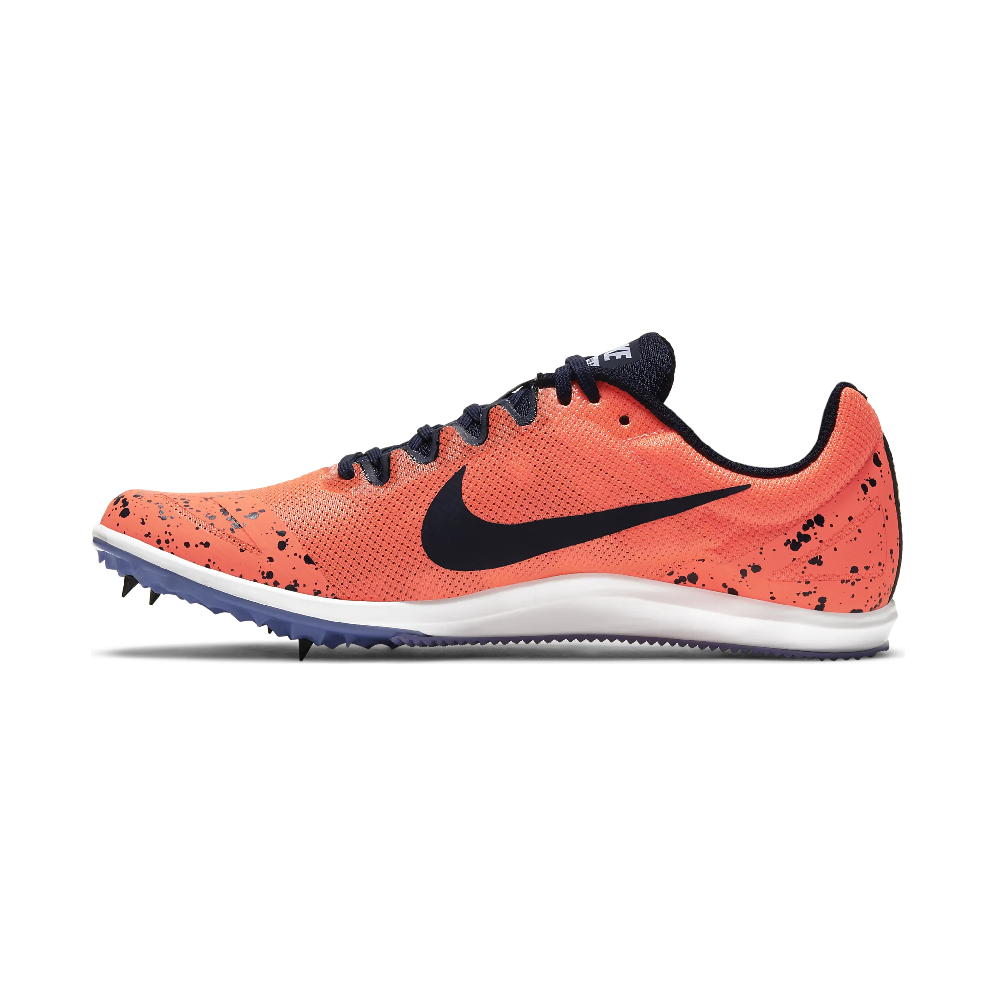 NIKE Zoom Rival D 10 BRIGHT MANGO/BLACKENED BLUE-PURPLE Unisex ...