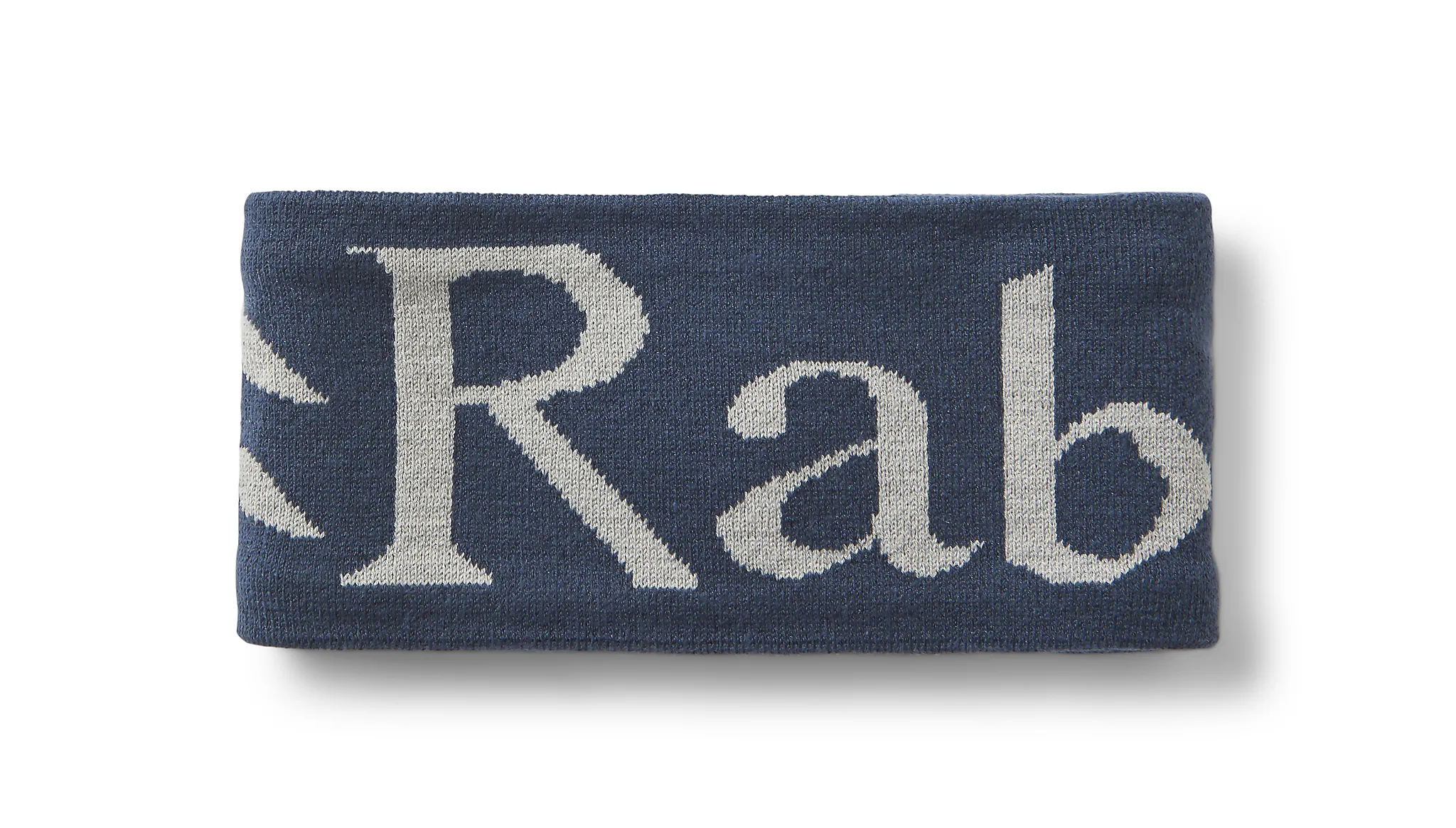 RAB Rab Knitted Logo Headband Tempest Blue/Light Zinc Herre | Intersport.no