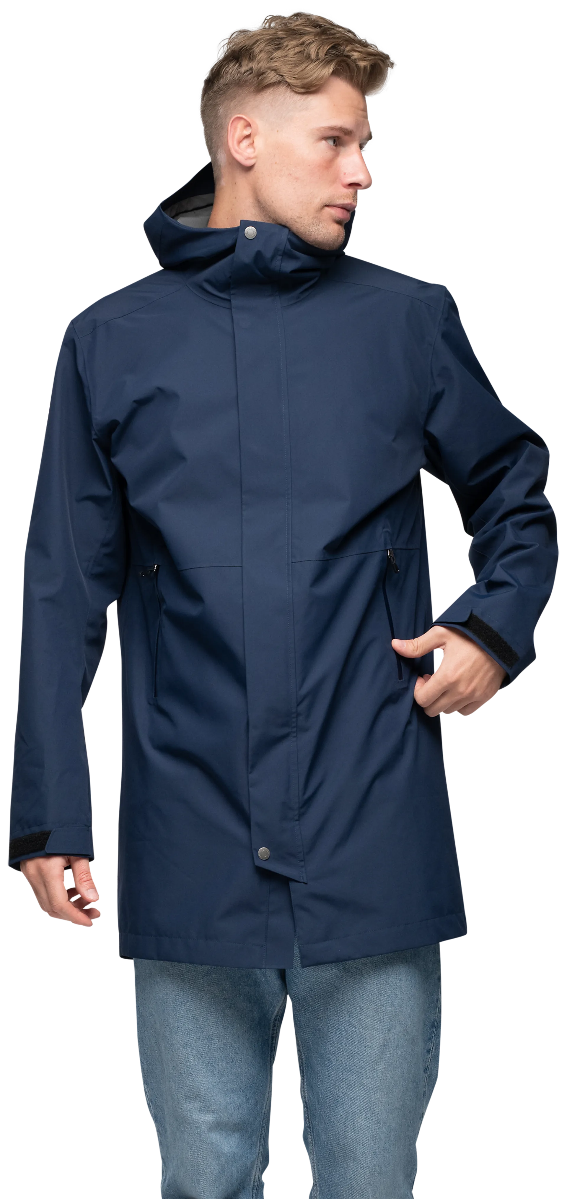 BERGANS OF NORWAY Urban 2L Shell Coat Men Navy Blue Herre | Sport1.no