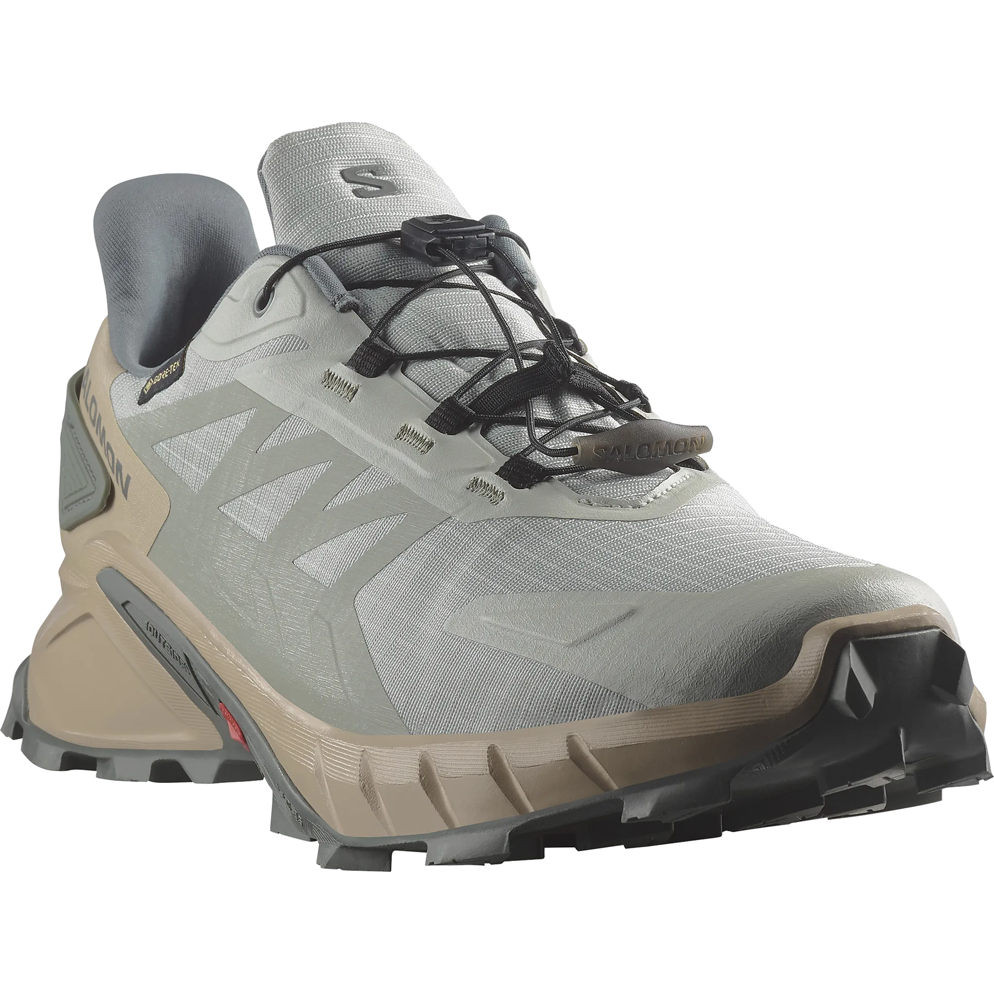 SALOMON SUPERCROSS 4 GORE-TEX Metal / White Pepper / SEDONA SAGE Herre ...
