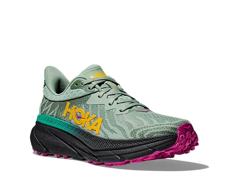 HOKA W CHALLENGER ATR 7 ALOE VERA / BLACK Dame | Sport1.no