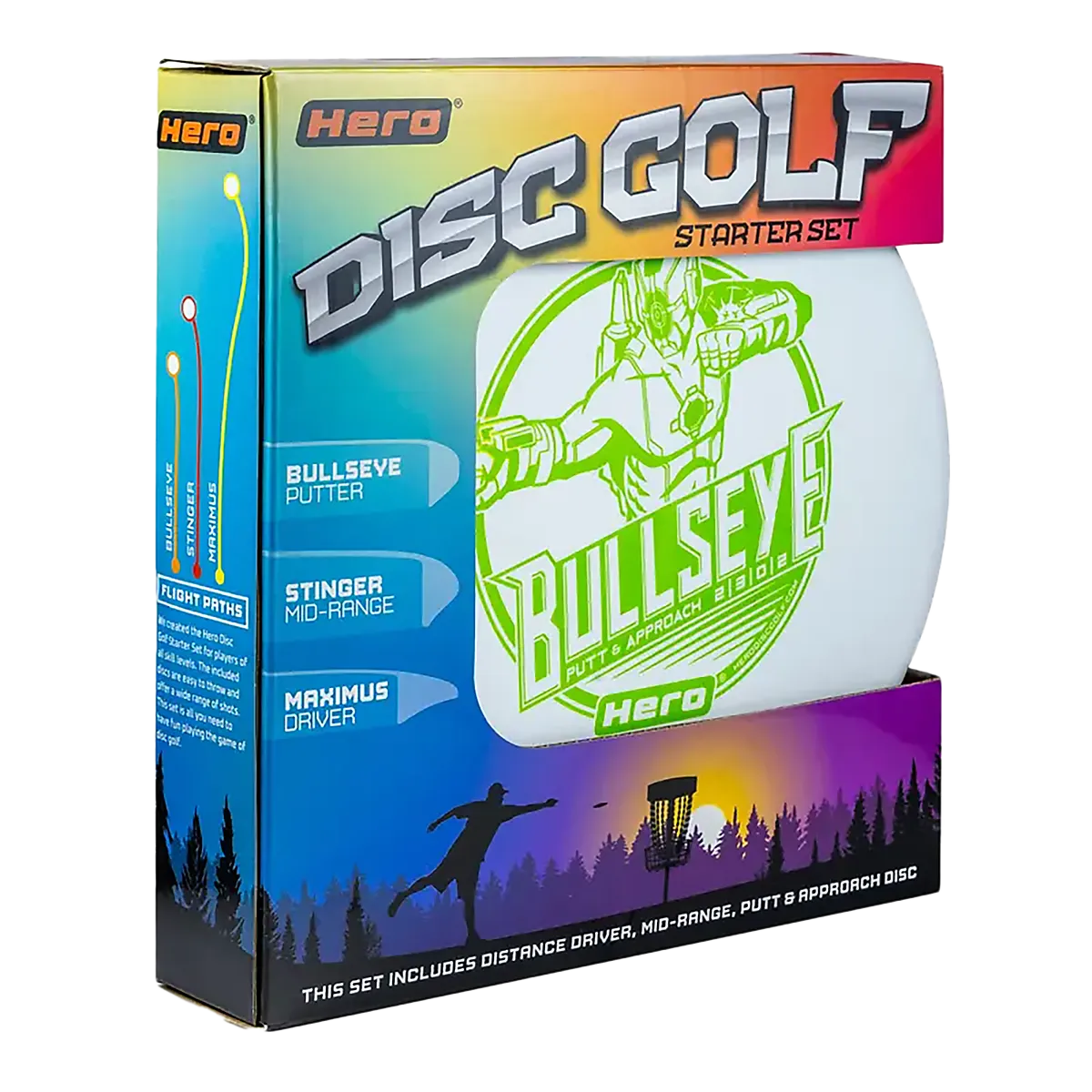 HERO Hero 3 Disc Golf Starter Set Assorted Colors Alle | Sport1.no