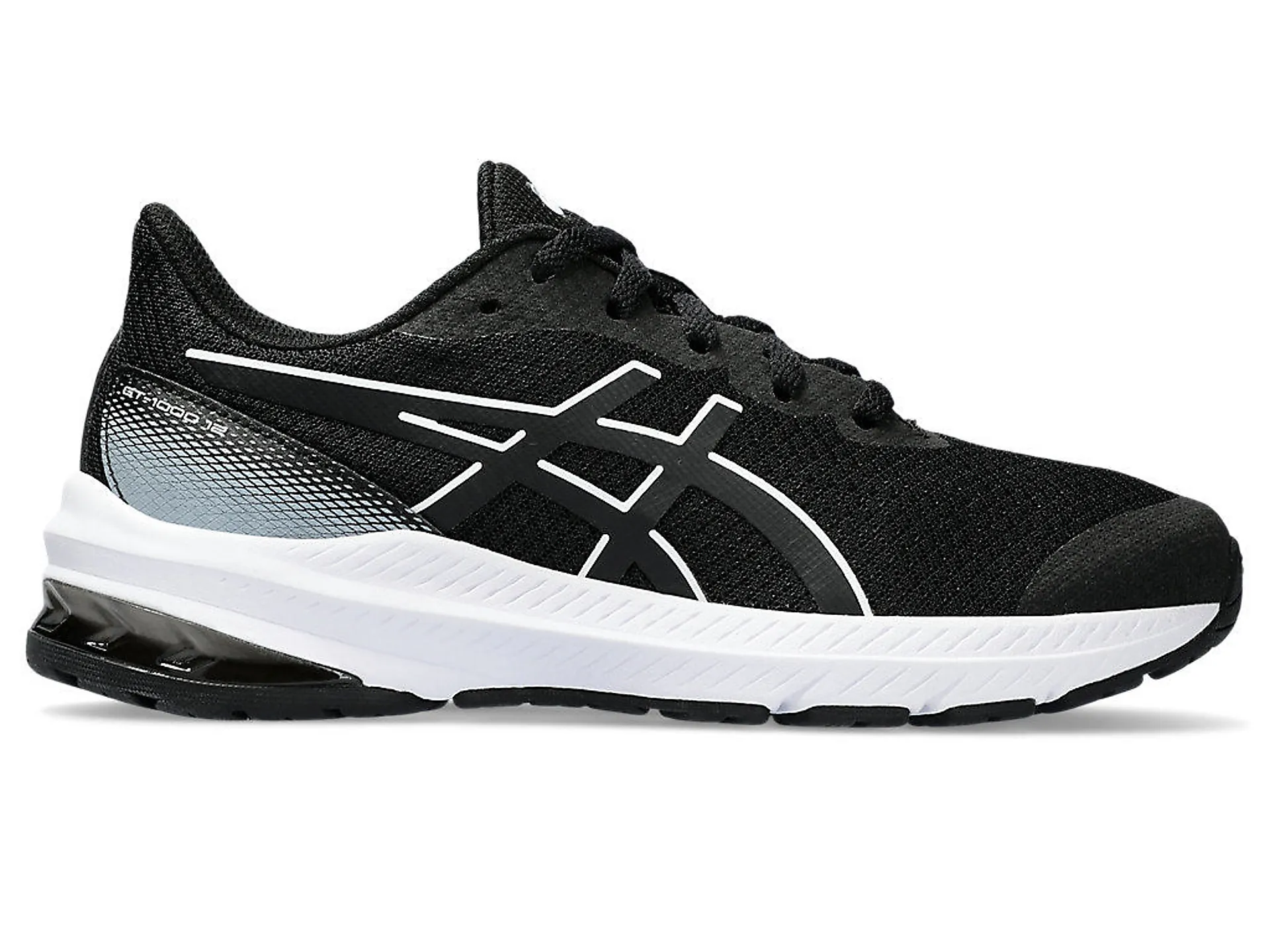ASICS GT-1000 12 GS BLACK/WHITE Barn | Sport1.no