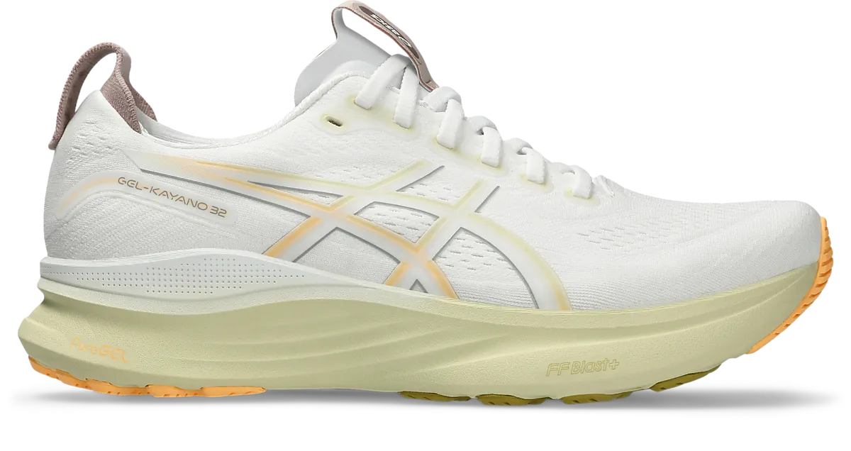 ASICS GEL-KAYANO 32 WHITE/ORANGE GLOW Herre | Intersport.no