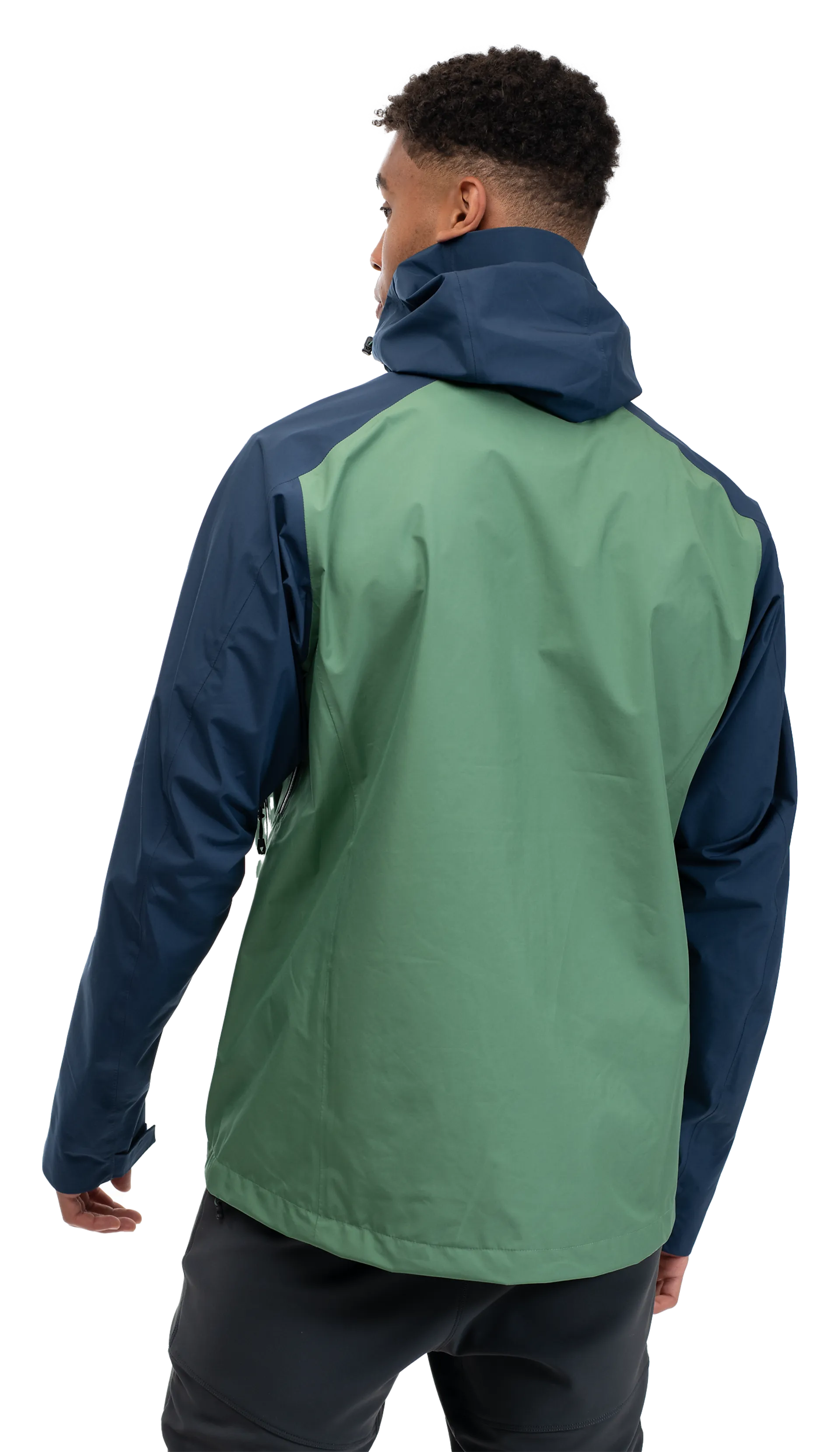 BERGANS OF NORWAY Skar Light 3L Shell Jacket Herre Dark Jade Green/Navy ...