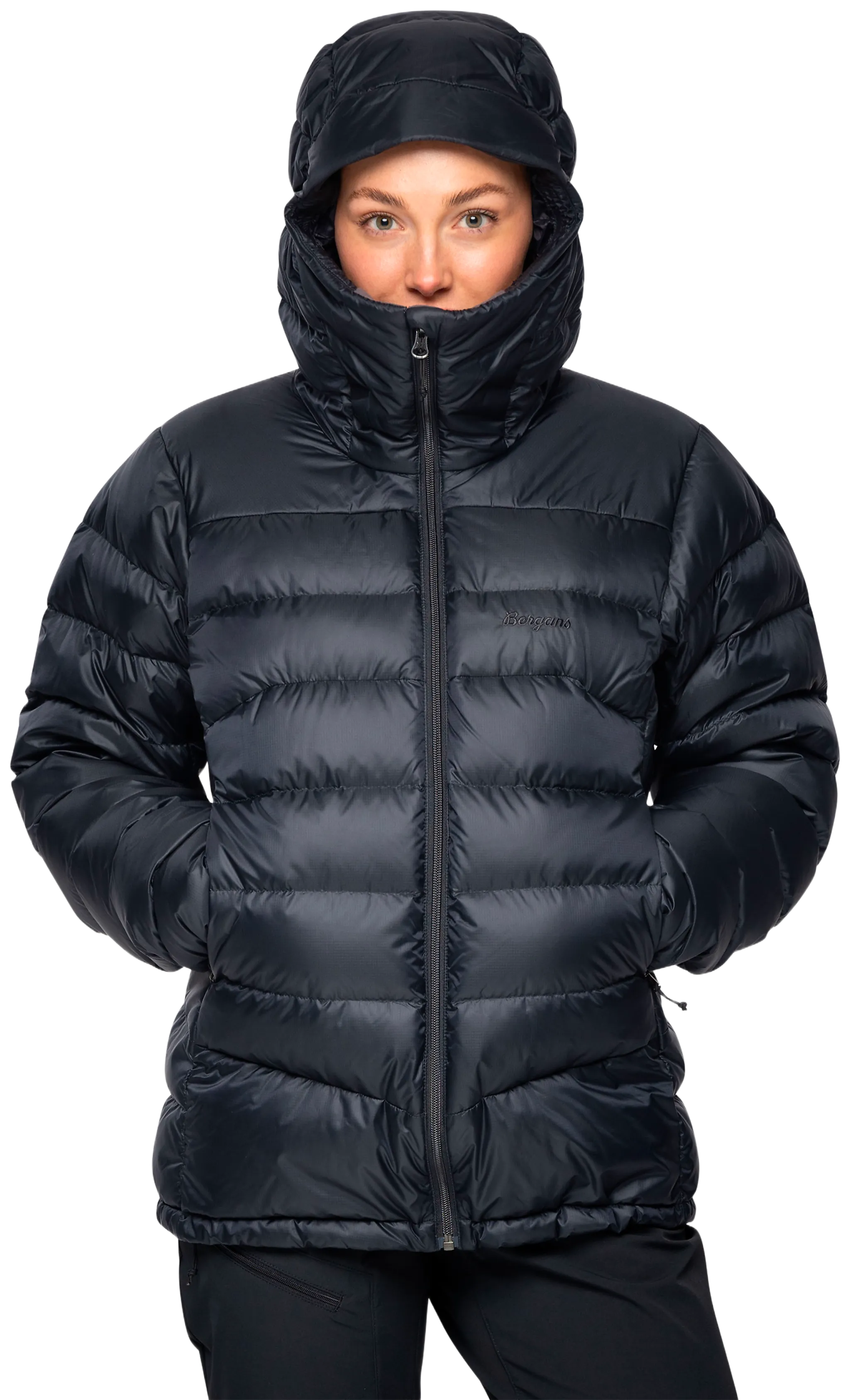 BERGANS OF NORWAY Vaagaa Allround Down Jacket Women Black Dame | Sport1.no