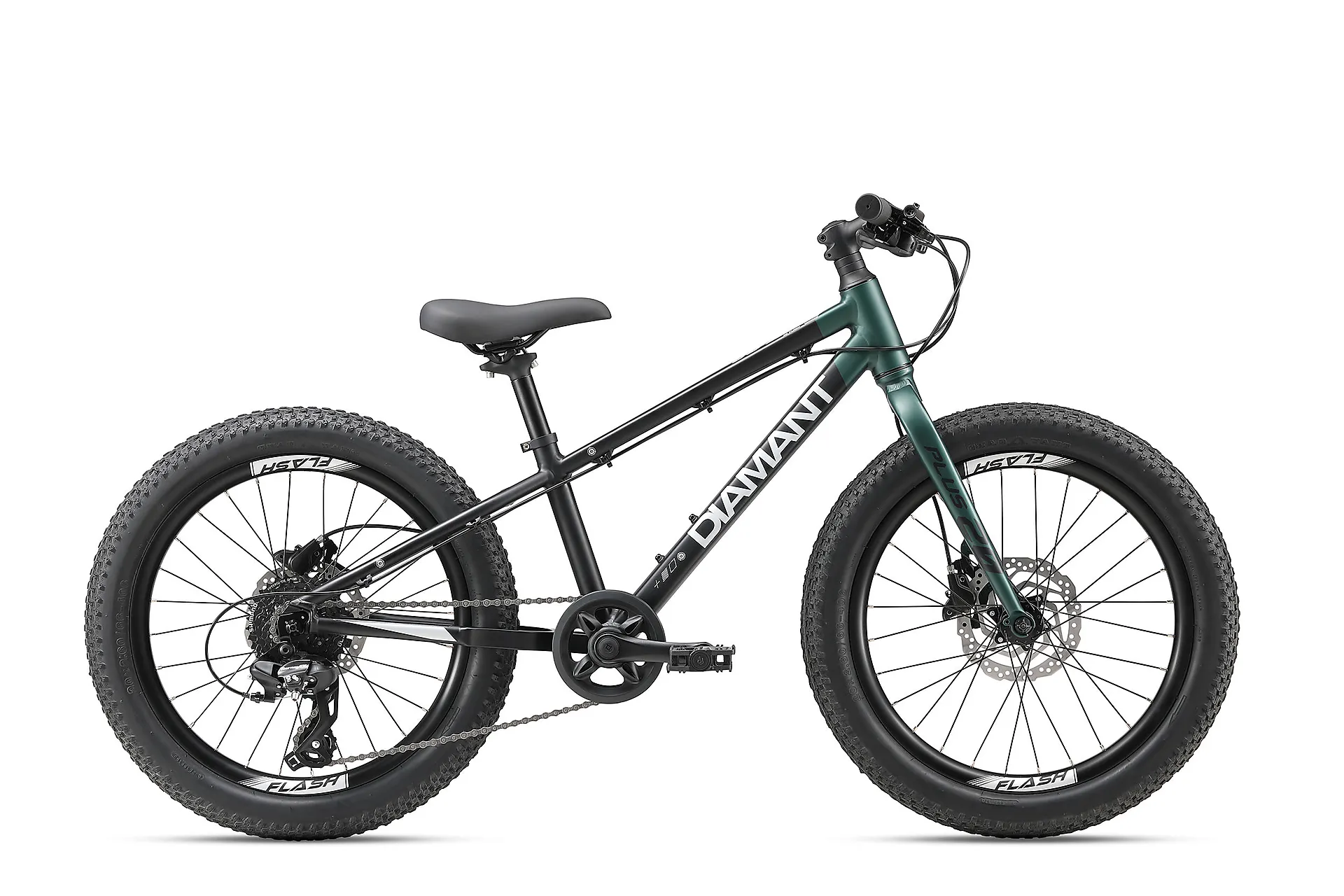 DIAMANT Flash Plus 20 terrengsykkel barn/junior Black Forrest Split ...