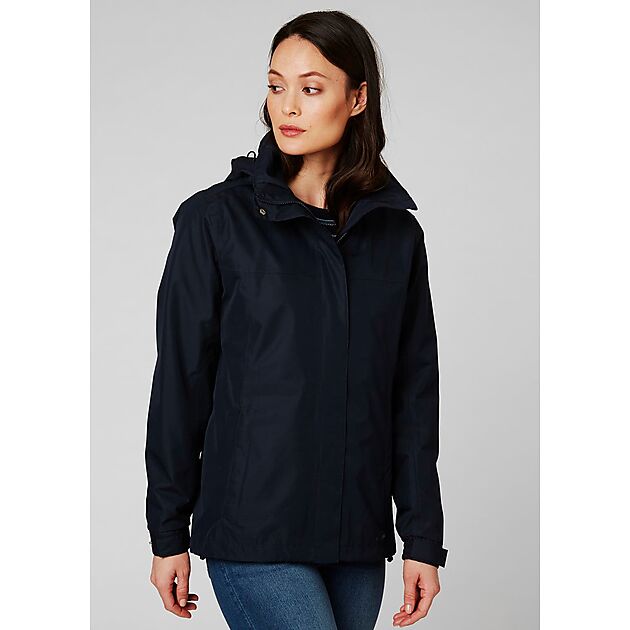 HELLY HANSEN Aden regnjakke dame 597 NAVY Dame | Intersport.no