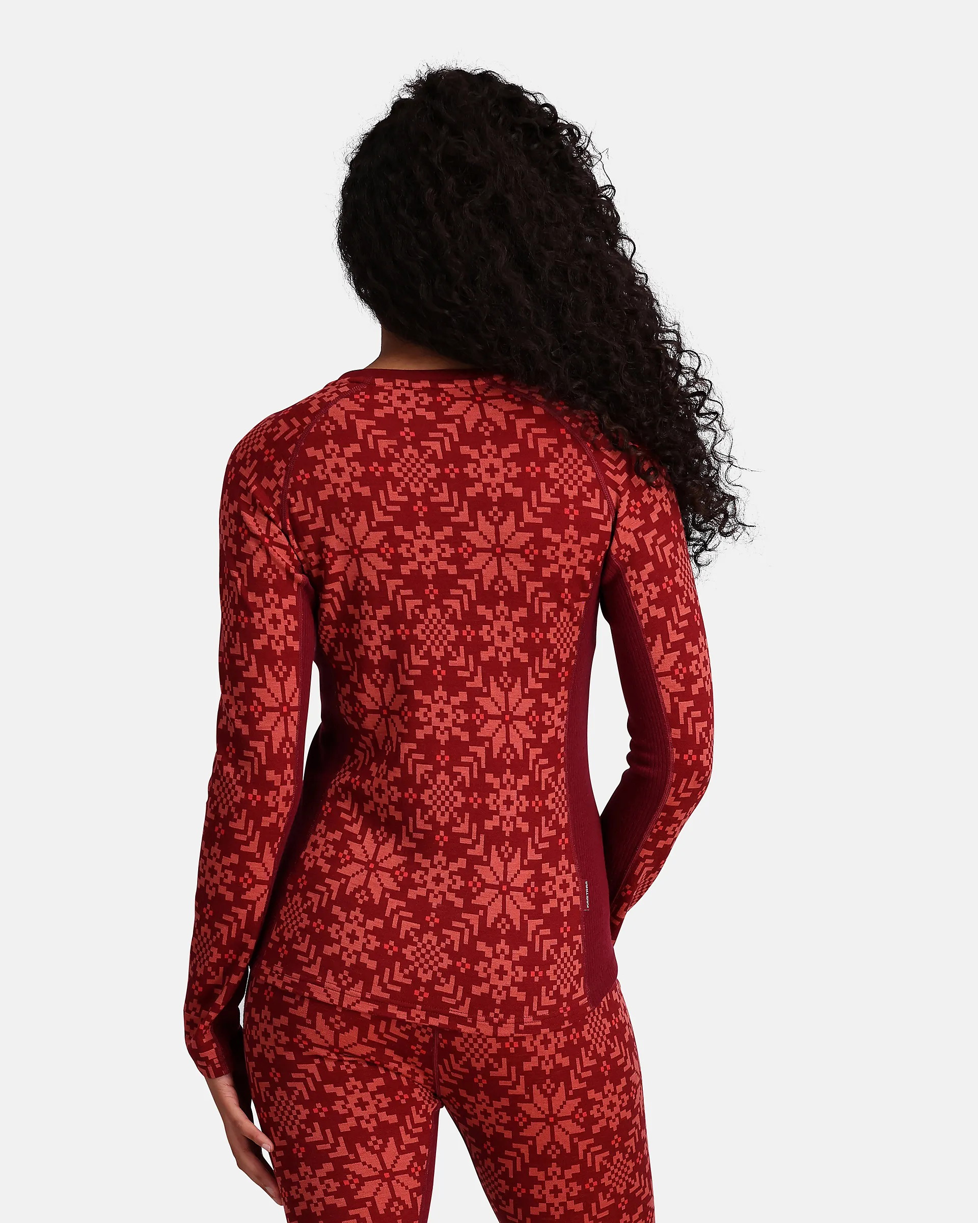 KARI TRAA EDITH LONG SLEEVE BURGUNDY RED Dame | Sport1.no