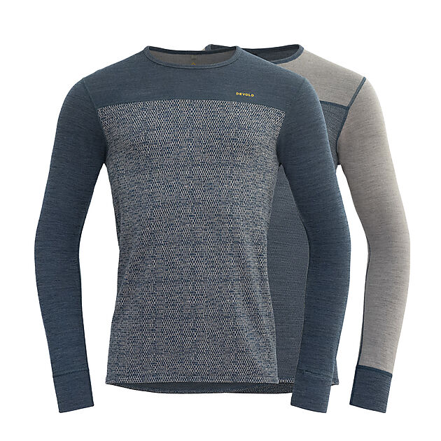 DEVOLD KVITEGGA MERINO 230 SHIRT MAN FOG Herre | Sport1.no