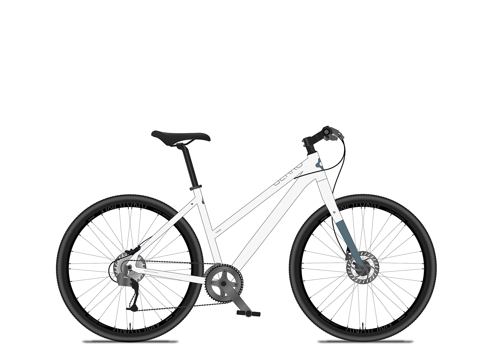 GEKKO GEKKO FLOW STR 700C 24S MATTE DARK GREY Herre | Sport1.no