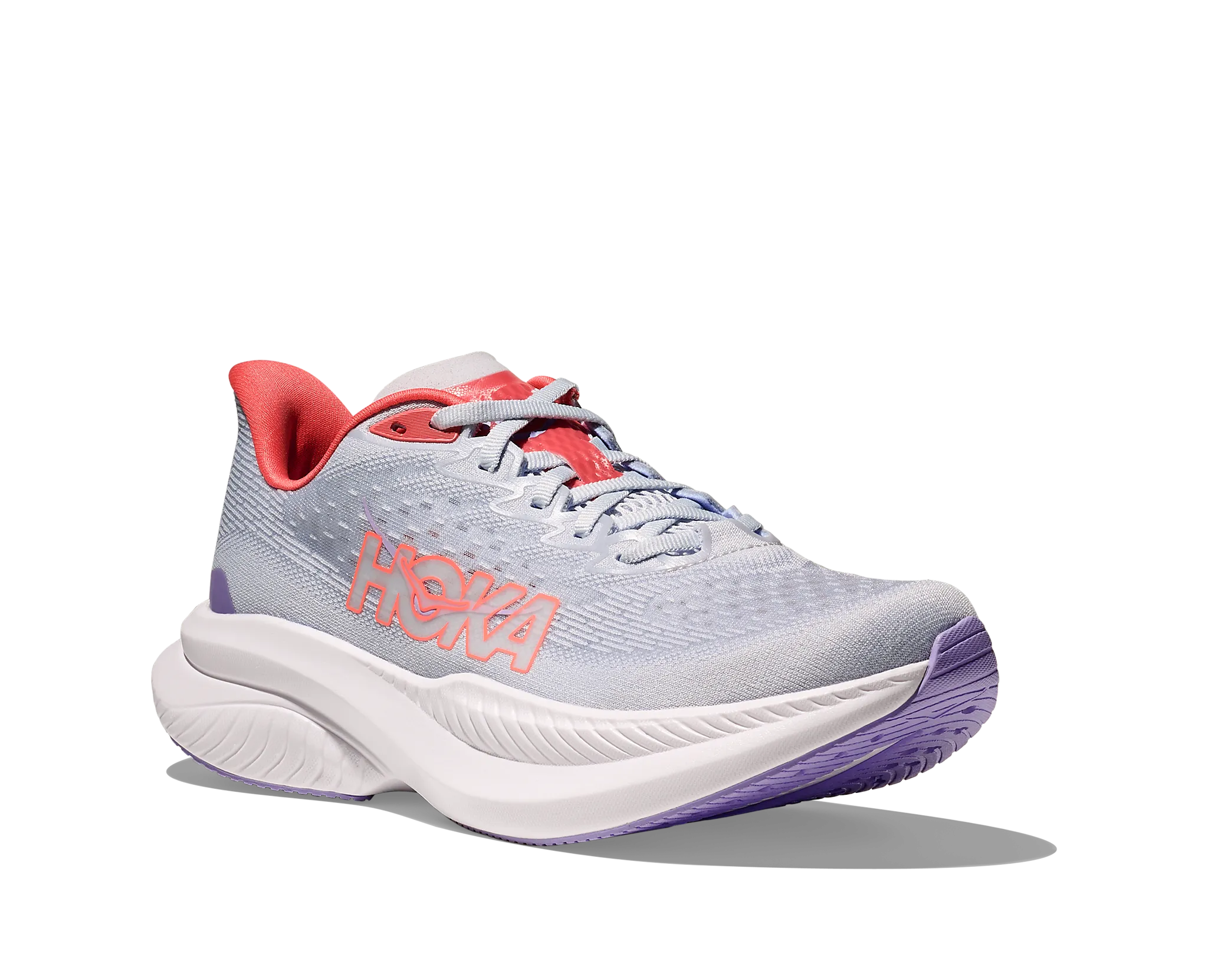 HOKA W MACH 6 PALE DUSK / GULL Dame | Sport1.no