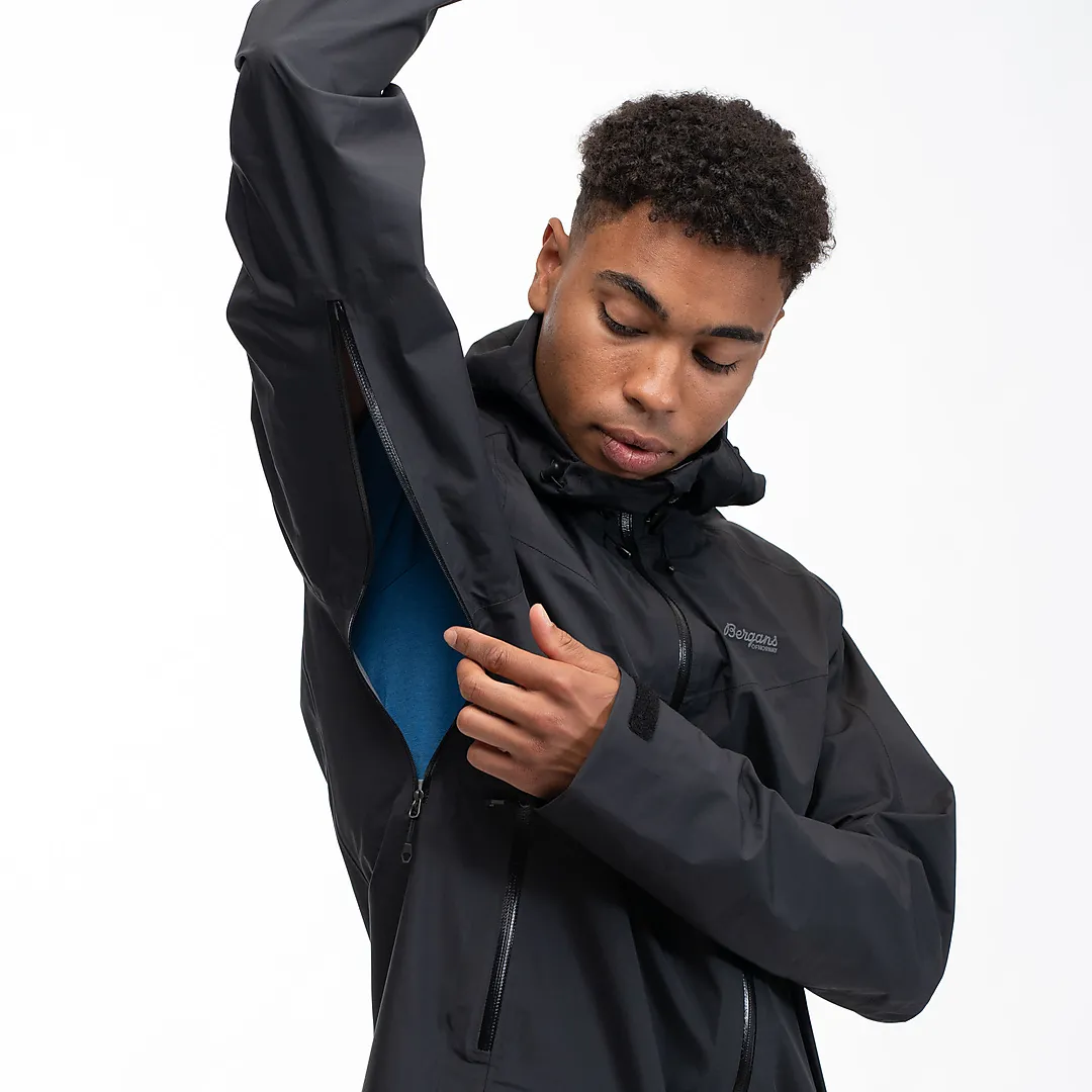 BERGANS OF NORWAY Skar Light 3L skalljakke herre Black Herre ...