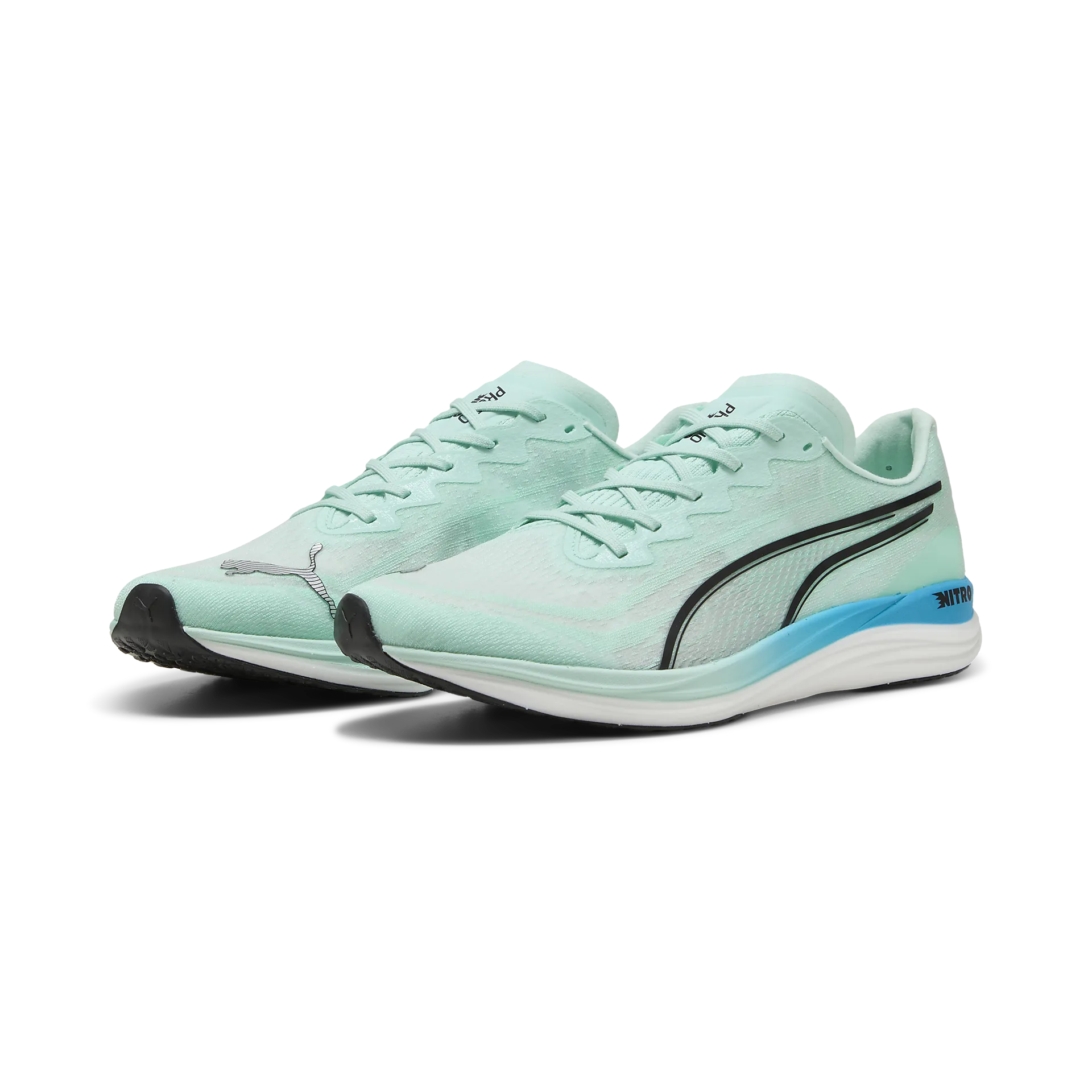 PUMA Propio NITRO Mint Melt-Speed Blue Herre | Løplabbet.no