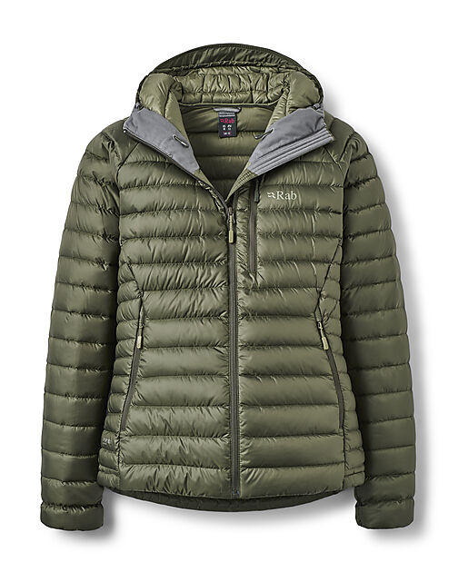 RAB Microlight Alpine Jacket Wmns Army Dame | Intersport.no