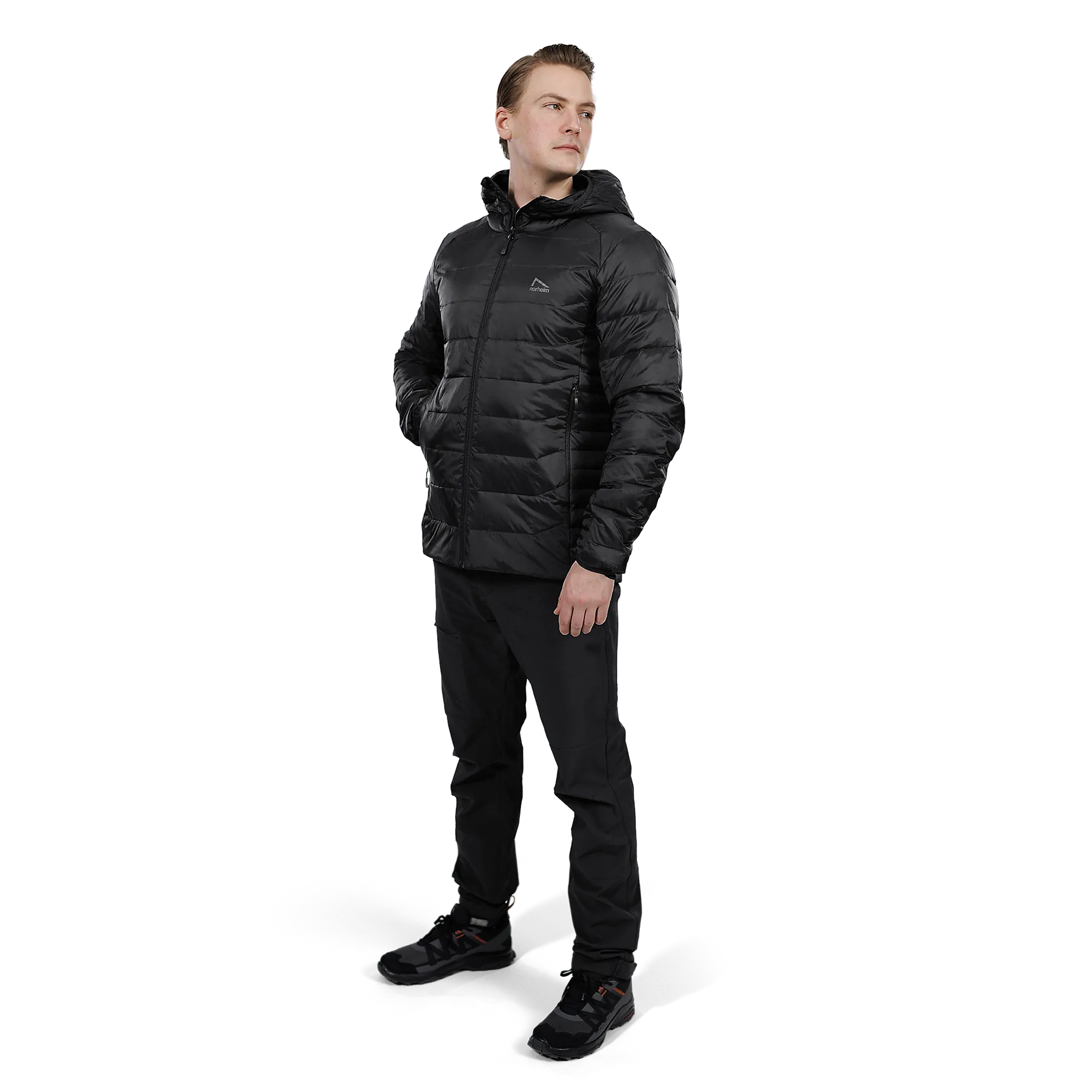 NORHEIM Granitt Pro tynn dunjakke herre JET BLACK Herre | Intersport.no