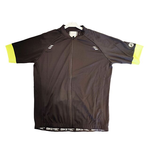 BIKE TEC Sykkeltrøye Inizio SORT/HVIT/GUL Unisex | Intersport.no