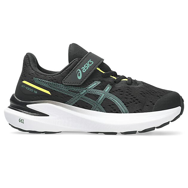 ASICS GT-1000 13 PS BLACK/JASPER GREEN Barn | Intersport.no