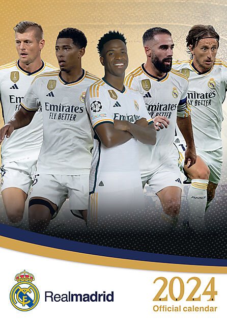 REAL MADRID CF REAL MADRID CF 2024 A3 KALENDER Hvit Alle | Sport1.no