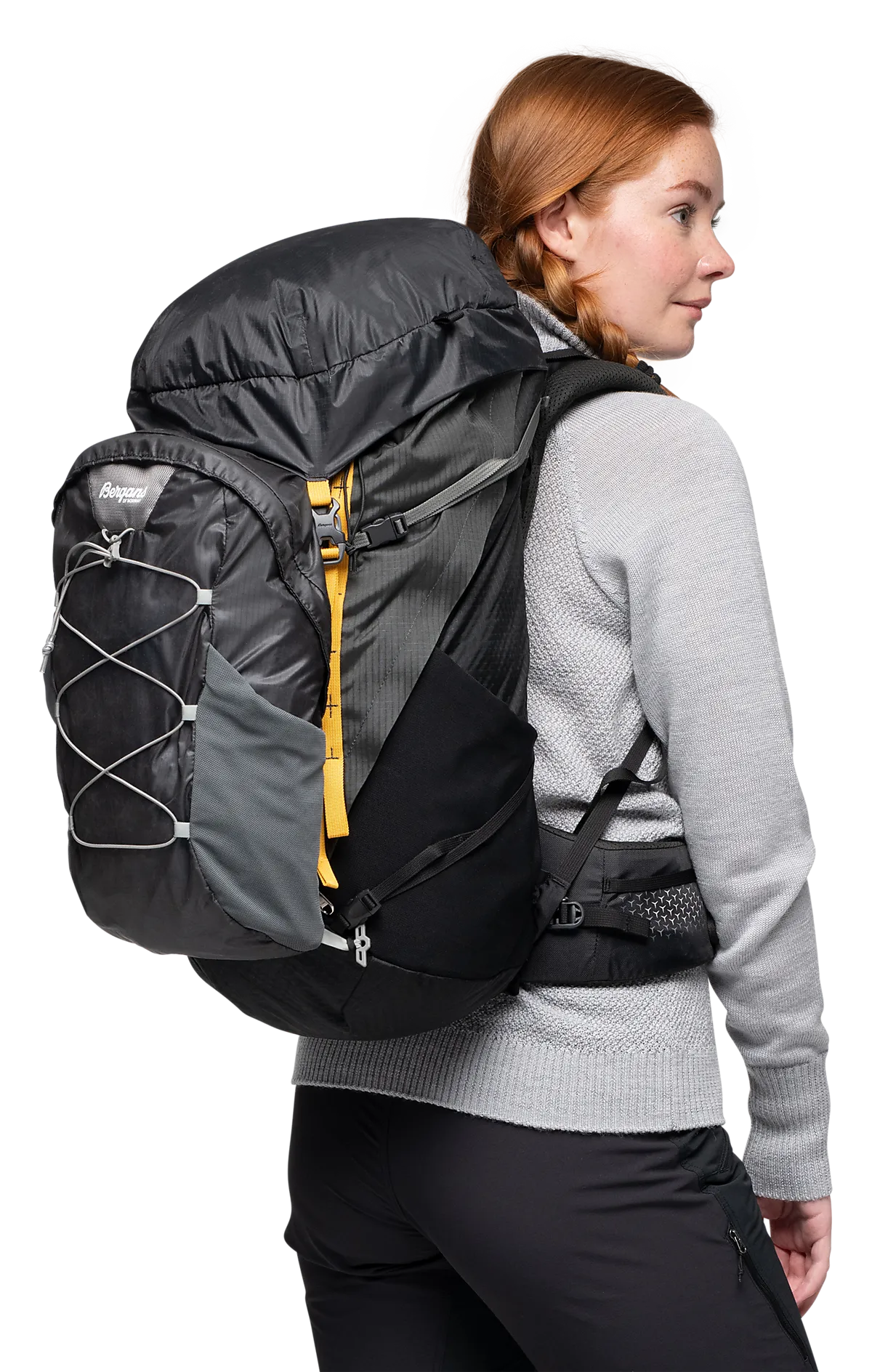 BERGANS OF NORWAY Helium V5 W 40 Dark Shadow Grey/Black/Golden Yellow ...