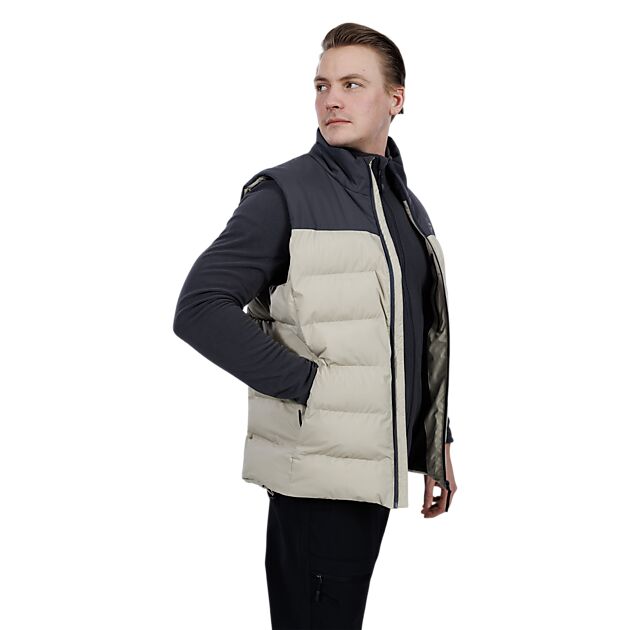 NORHEIM HAUKELI M VATTERT VEST SPRAY GREEN Herre | Intersport.no