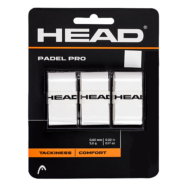 HEAD Padel Pro 3 pcs Pack white Unisex | Sport1.no