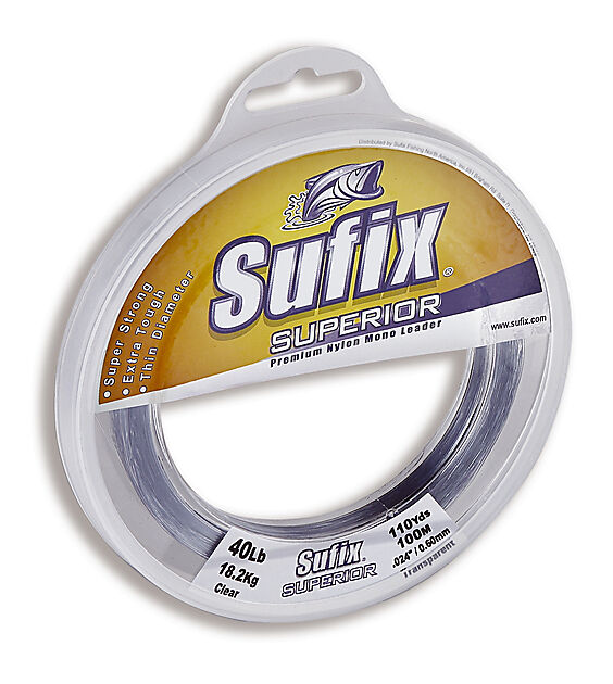 SUFIX SUPERIOR 100M 0,60MM CLEAR Alle | Sport1.no