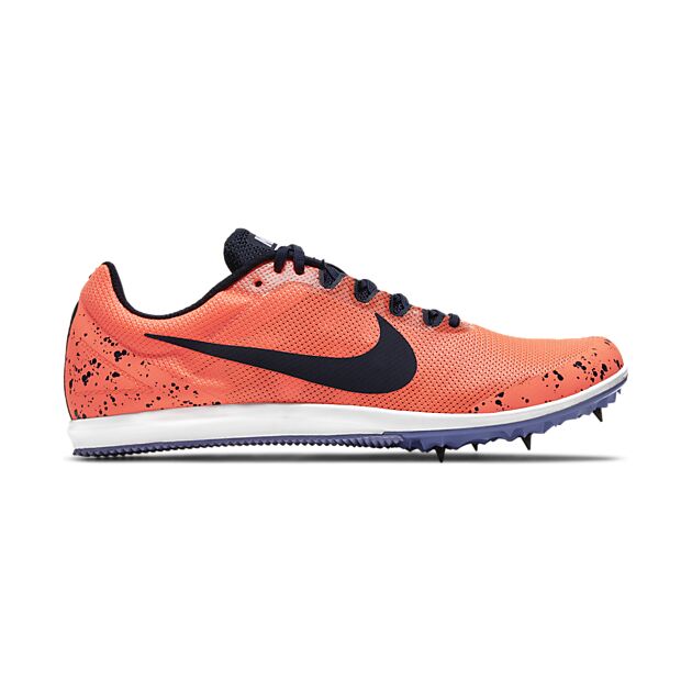 NIKE Zoom Rival D 10 BRIGHT MANGO/BLACKENED BLUE-PURPLE Unisex ...