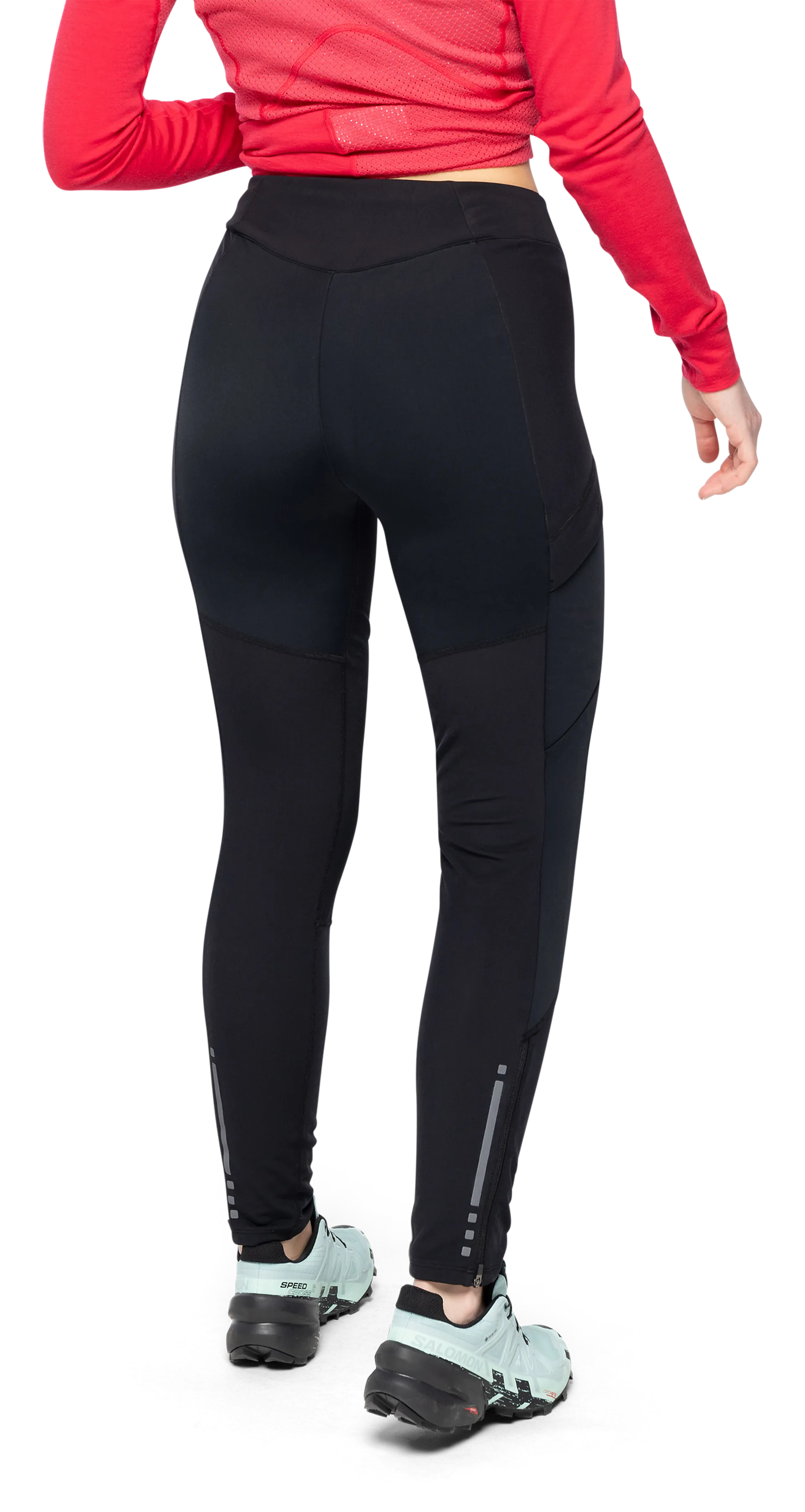 BERGANS OF NORWAY Fløyen Winter Tights Women Black Dame | Sport1.no