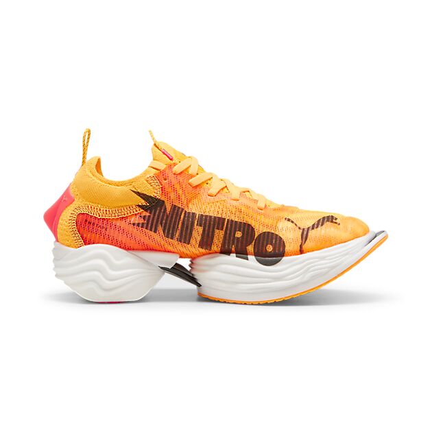 PUMA FAST-R NITRO Elite 2 Fire Sun Stream-Sunset Glow-PUMA White Dame ...